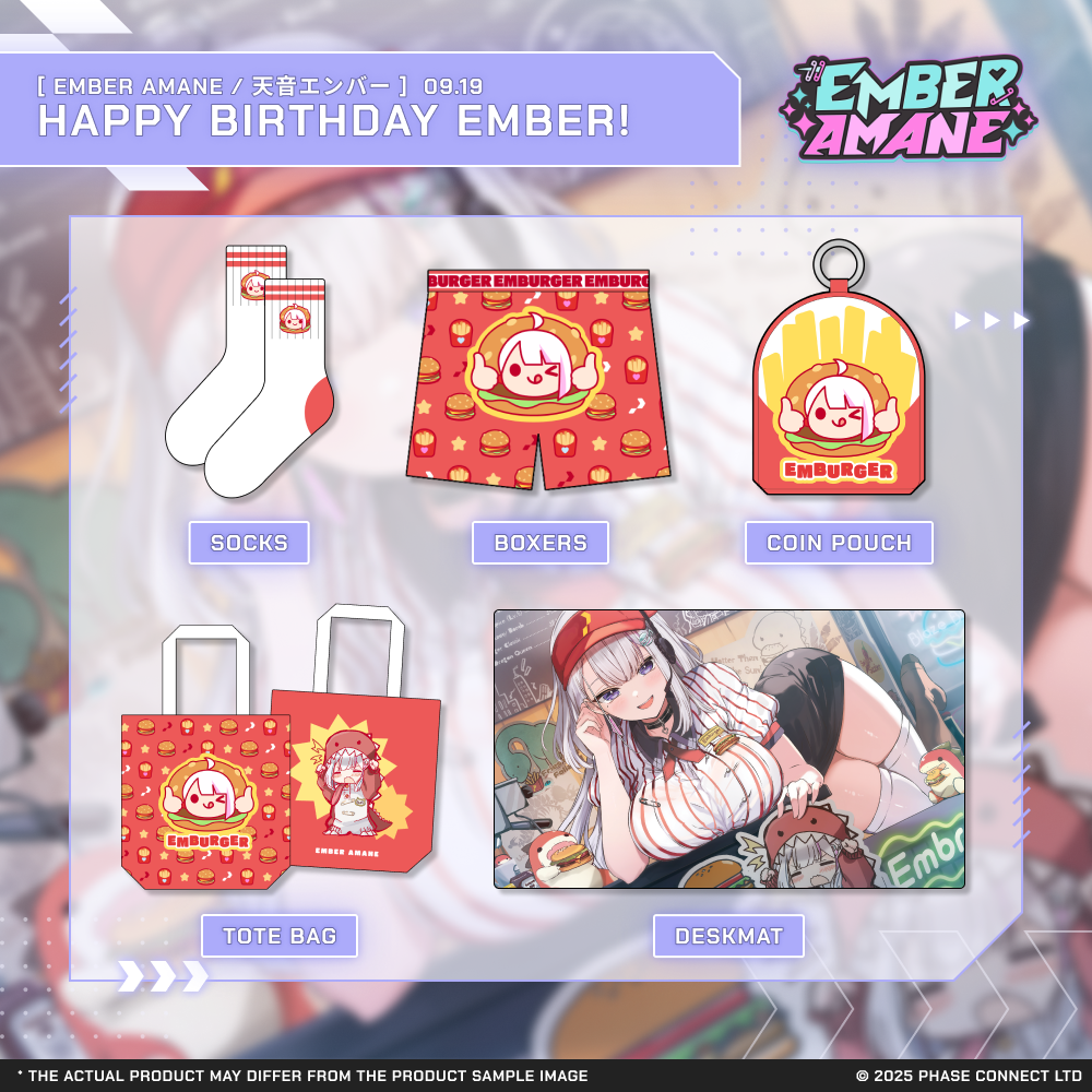Ember Amane『天音エンバー』Birthday 2025 Celebration - Bundle – Phase Connect Store