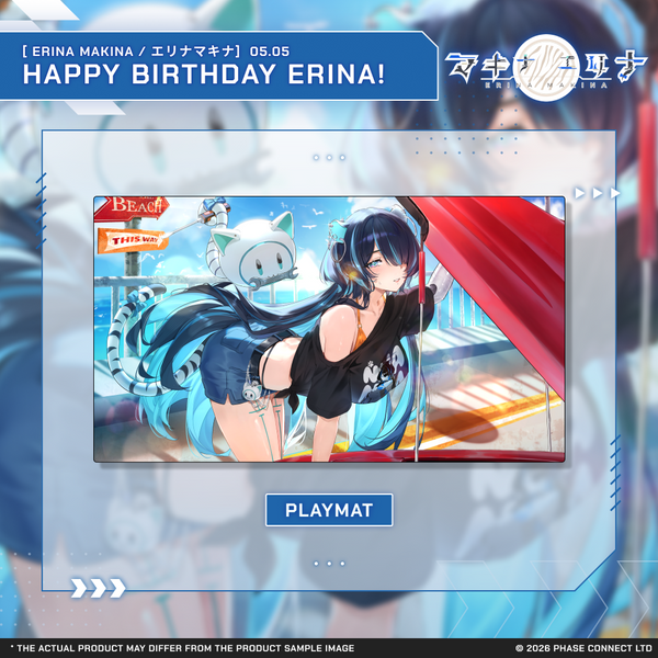 Erina Makina『エリナ・マキナ』Birthday 2026 Celebration - Playmat – Phase ...
