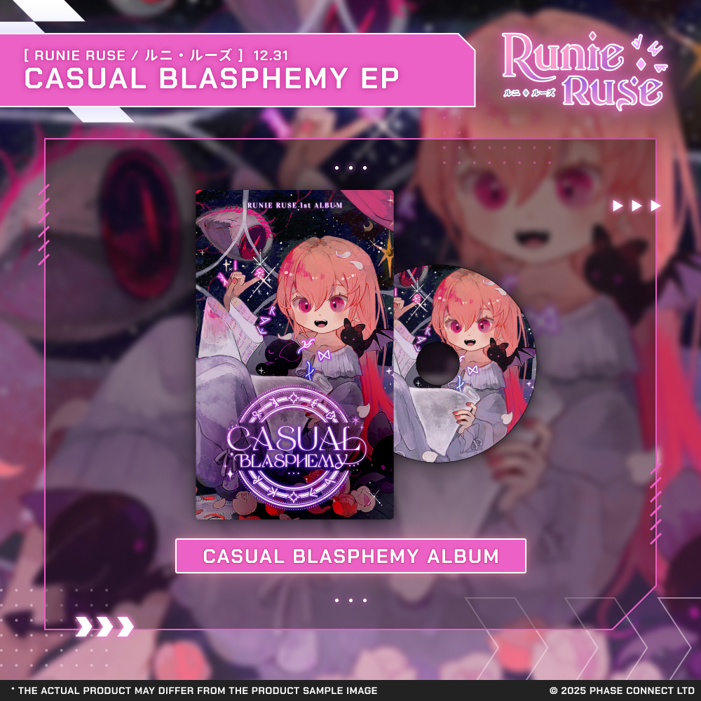Runie Ruse『ルニ・ルーズ』EP Release - Casual Blasphemy Album – Phase Connect Store