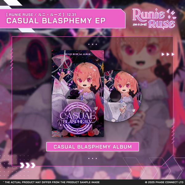 Runie Ruse『ルニ・ルーズ』EP Release - Casual Blasphemy Album – Phase Connect Store